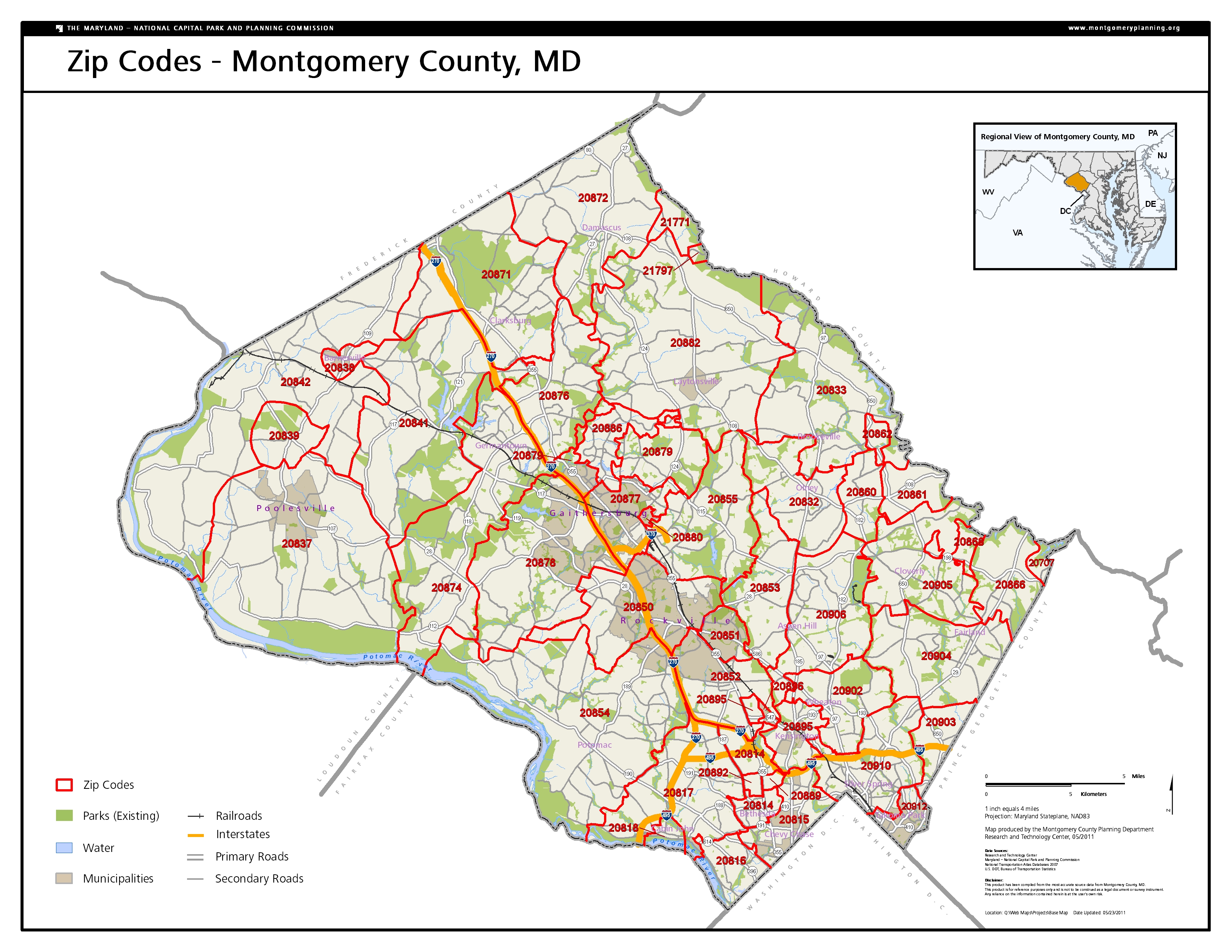 Montgomery County Zip Code Map Images Montgomery County Zip Code Map Images